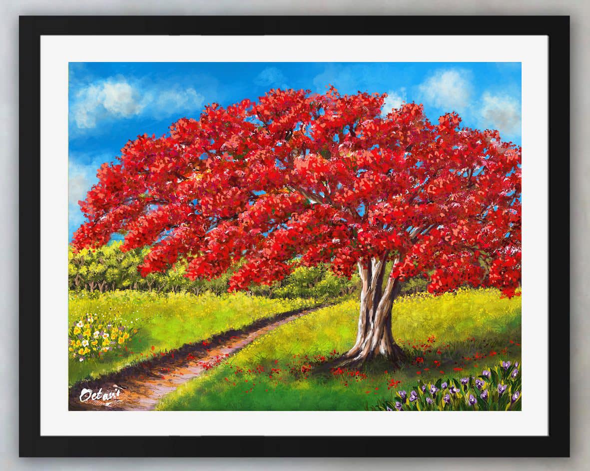 Flamboyant Tree Paintings